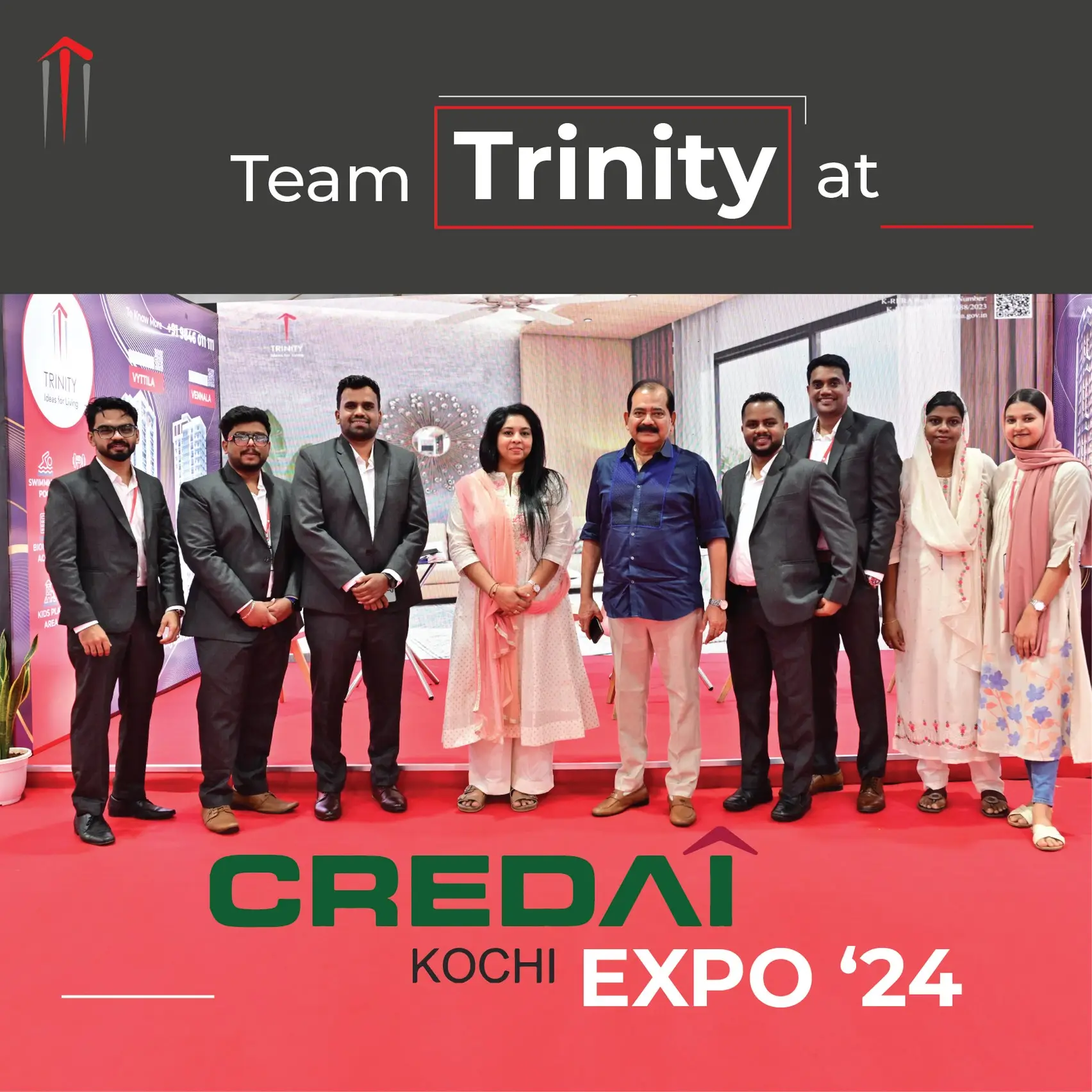 Trinity Builders Unveils Premium Homes at CREDAI Expo 2024 in Kochi